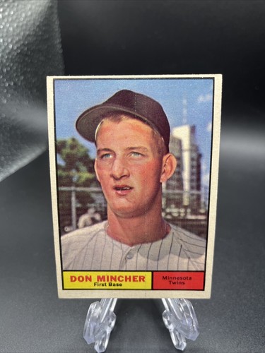 1961 Topps Set-Break #336 Don Mincher - Minnesota Twins - Lot4721 | eBay
