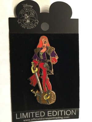 Rare Disney Pin Trading Jessica as Pirate LE250 LE 250 New on Card MINT ...