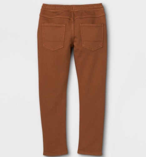 Boys Super Stretch Pull-on Taper Fit Jogger Jeans Cat & Jack Brown Size ...