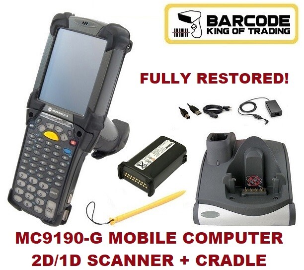 Motorola MC9190-GJ0SWEYA6WR Long Range Scanner Windows CE 6.0, 53-Key ...