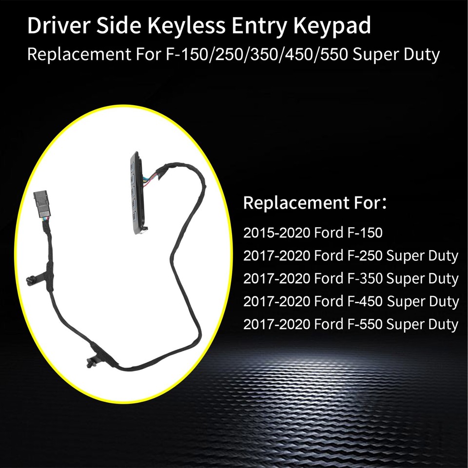 Keyless Entry Keypad for 2015-2020 Ford F150 F250 F350 F450 F550 FL3Z ...