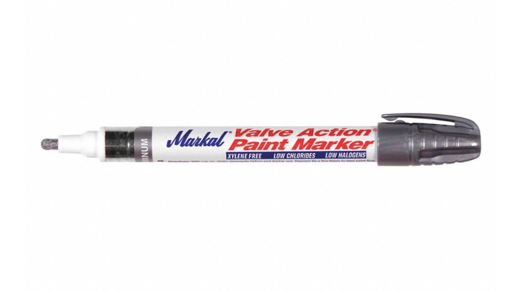 NEW! 3-Pack MARKAL VALVE ACTION PAINT MARKER, ALUMINUM, MEDIUM TIP ...