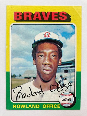 1975 Topps #262 Rowland Office RC (Atlanta Braves) ROOKIE! (B) | eBay
