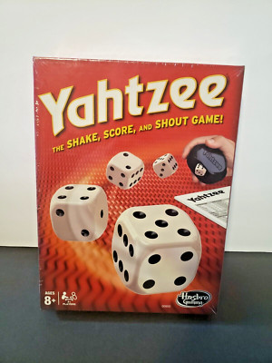 Yahtzee Board Game Classic Hasbro Dice BRAND NEW SEALED BOX ...