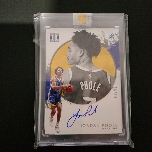 2019-20 Jordan Poole Panini Impeccable #129 On Card Rookie Auto /99 | eBay