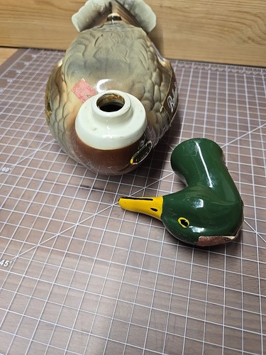 🦆VTG 1969 DRAKE Mallard Duck Decanter Ballantine’s Whiskey Palfrey ...