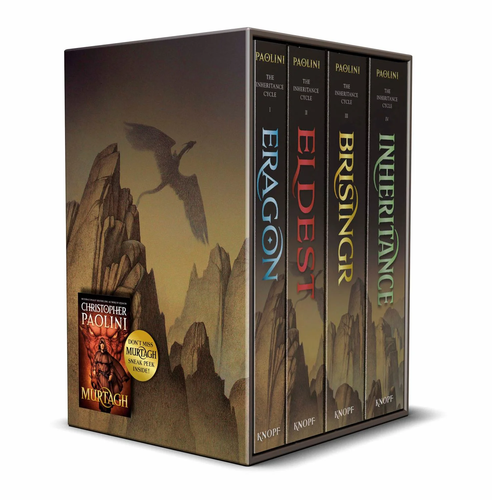 The Inheritance Cycle 4-Book Trade Paperback Boxed Set: Eragon; Eldest; Brising | eBay