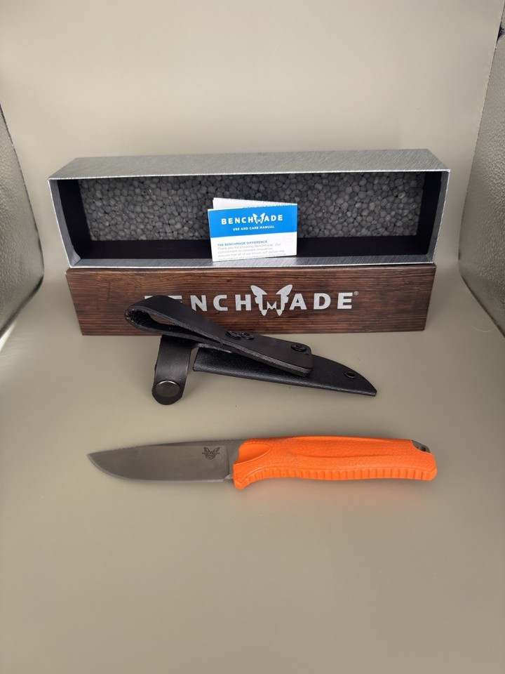 Benchmade Steep Country Hunter 15008-ORG CMP-S30V Fixed Blade Hunting ...