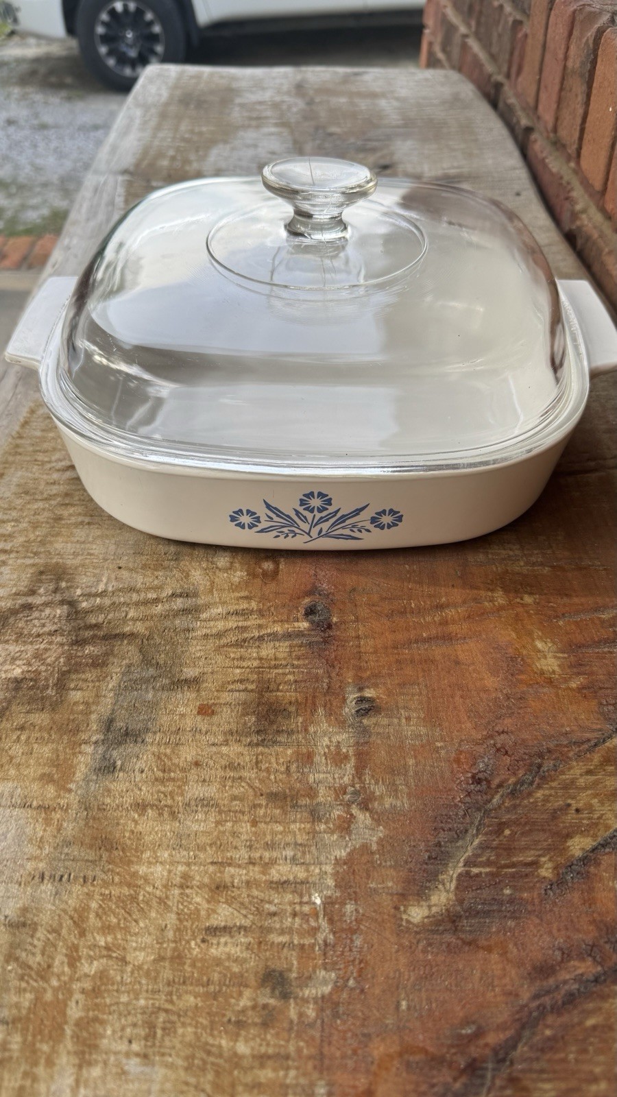 Vtg Corning Ware Blue Cornflower A-10-B 9.75x9.75x2 Casserole 2.5 L With Lid | eBay