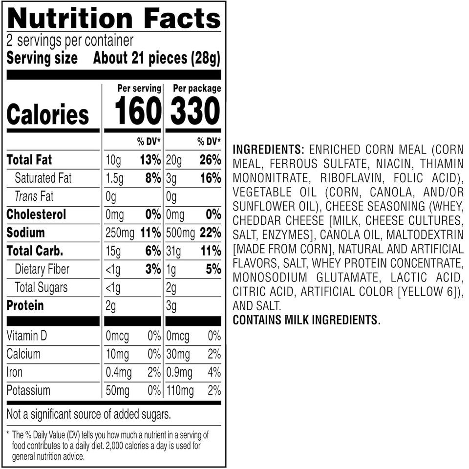 Cheetos Crunchy Cheese Flavored Snacks, 1 Ounce Single Serve Bags (Pack ...