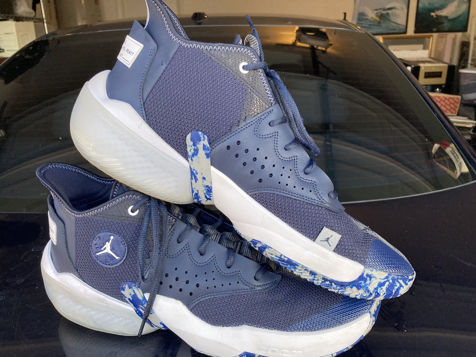 🔥Nike Jordan React Elevation TB Blue White CK6619-40… - Gem