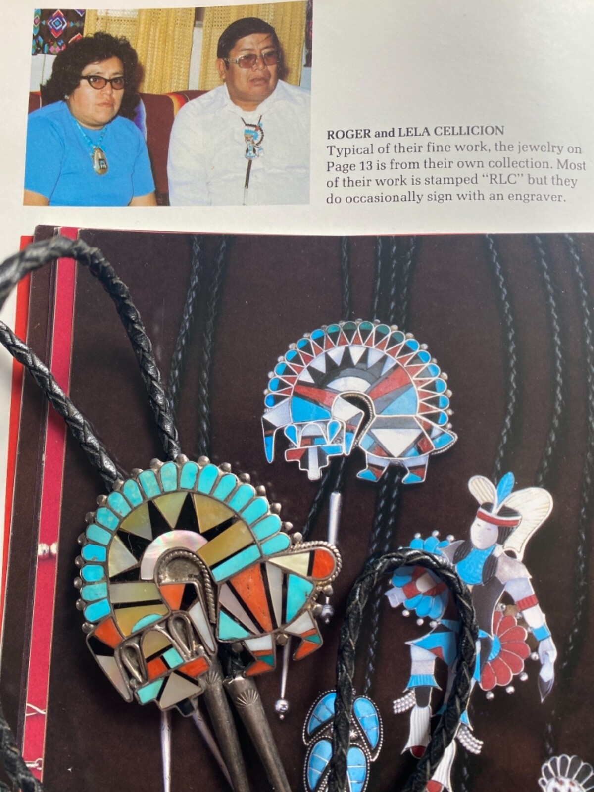 Native American Roger and Lela Cellicion Silver Zuni … - Gem