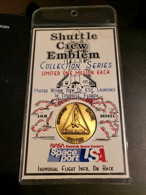 Vintage Rare Shuttle Crew Emblem Collection KENNEDY SPACE CENTER | eBay