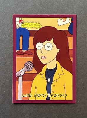 1994 Fleer Beavis & Butthead Europe DARIA MORGENDORFFER #9369 Rookie RC ...