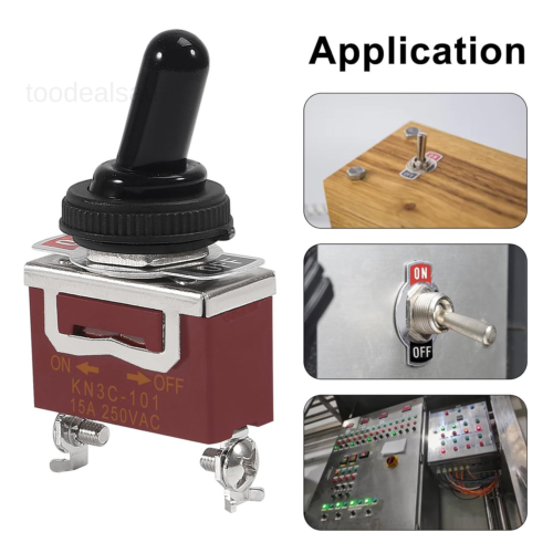 4pcs Marine Toggle Switch 12V DC 30A Waterproof 12 Volt ON-OFF | eBay