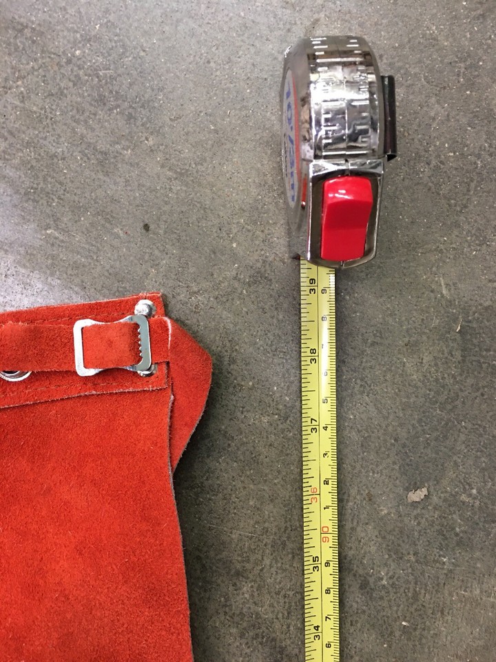 Adult Small Leather Chaps Welders, Blacksmith | eBay