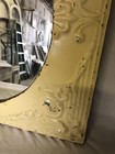 Decorative Salvaged Tin Ceiling 23" SQ. Butterscotch Metal Oval Mirror ...