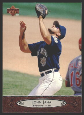 John Jaha #123 1996 Upper Deck Milwaukee Brewers | eBay
