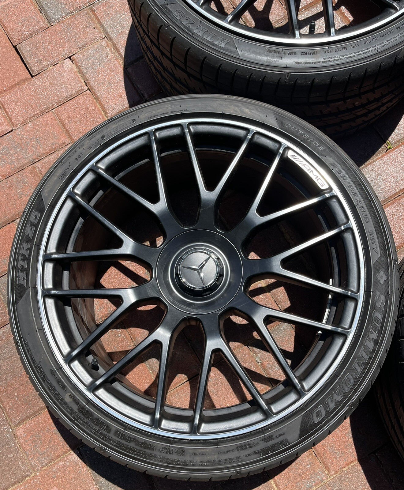 2017-2021 MERCEDES C-CLASS AMG C63S WHEELS RIMS TIRE SET OEM | eBay