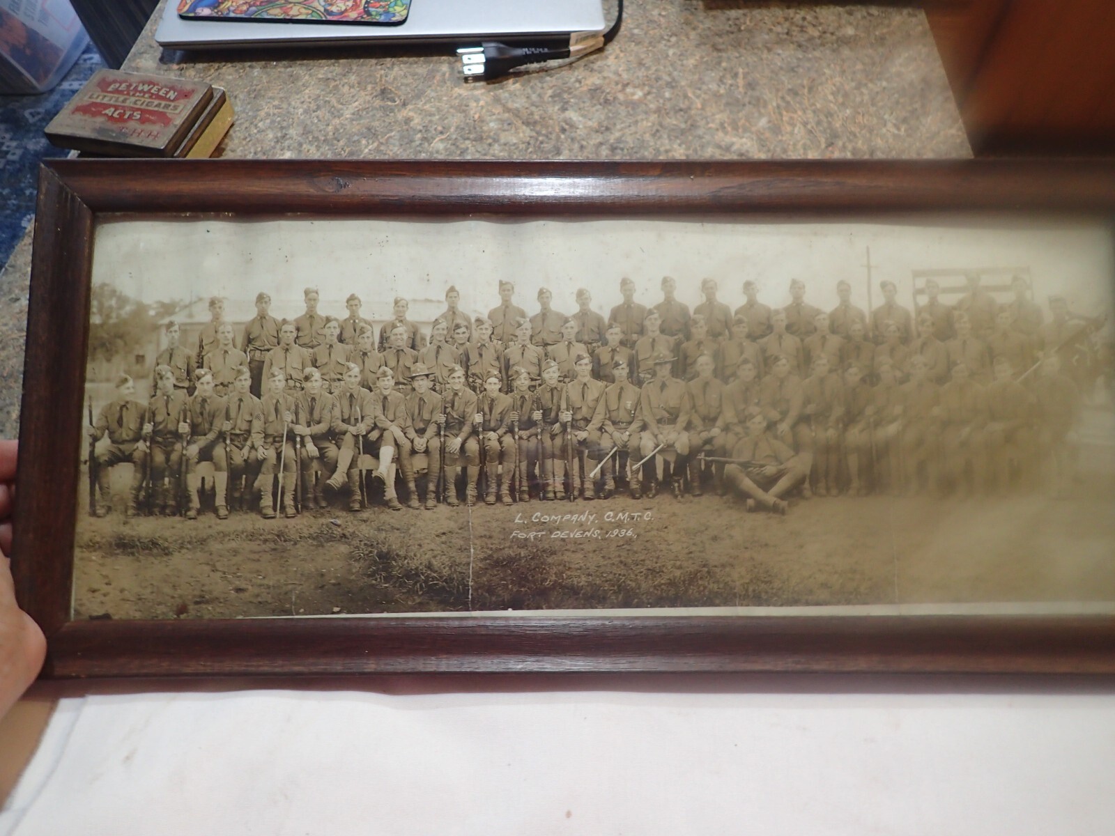 CMTC CITIZENS MILITARY TRAINING CAMP PHotograph L. Company 1936 Fort ...