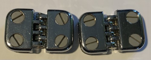 2Glass Display Connectors With Hinge 2 Way Joiner 3/16” Thick Panels ...