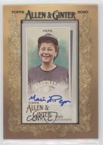 2020 Topps Allen & Ginter's Mini Non-Baseball Auto Maria Pepe #MA-MP ...