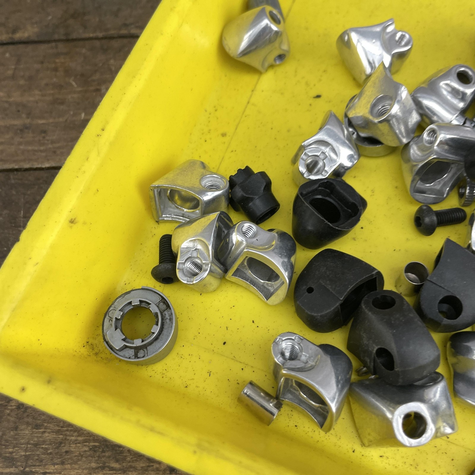 Bicycle Frame Downtube Cable Stops Shifter Boss Covers Adjusters Lot ...