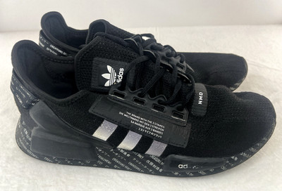 Adidas NMD R1 V2 Script Street Japanese Kanji Core Cloud Black Men’s ...