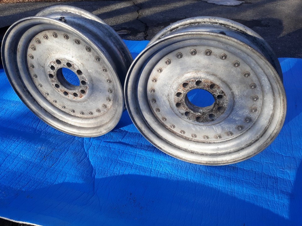 Center Line Auto Drag Wheels 15x3.5 Chevy/Ford/Mopar Pair 1987 | eBay