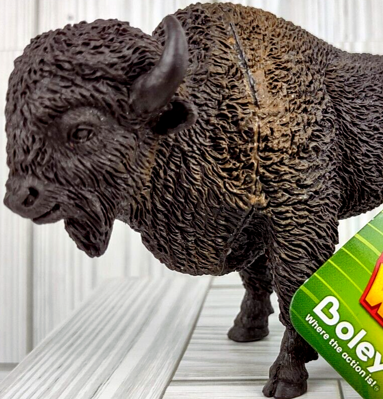 American Bison Buffalo Boley Nature World PVC Animal Toy Figure ...