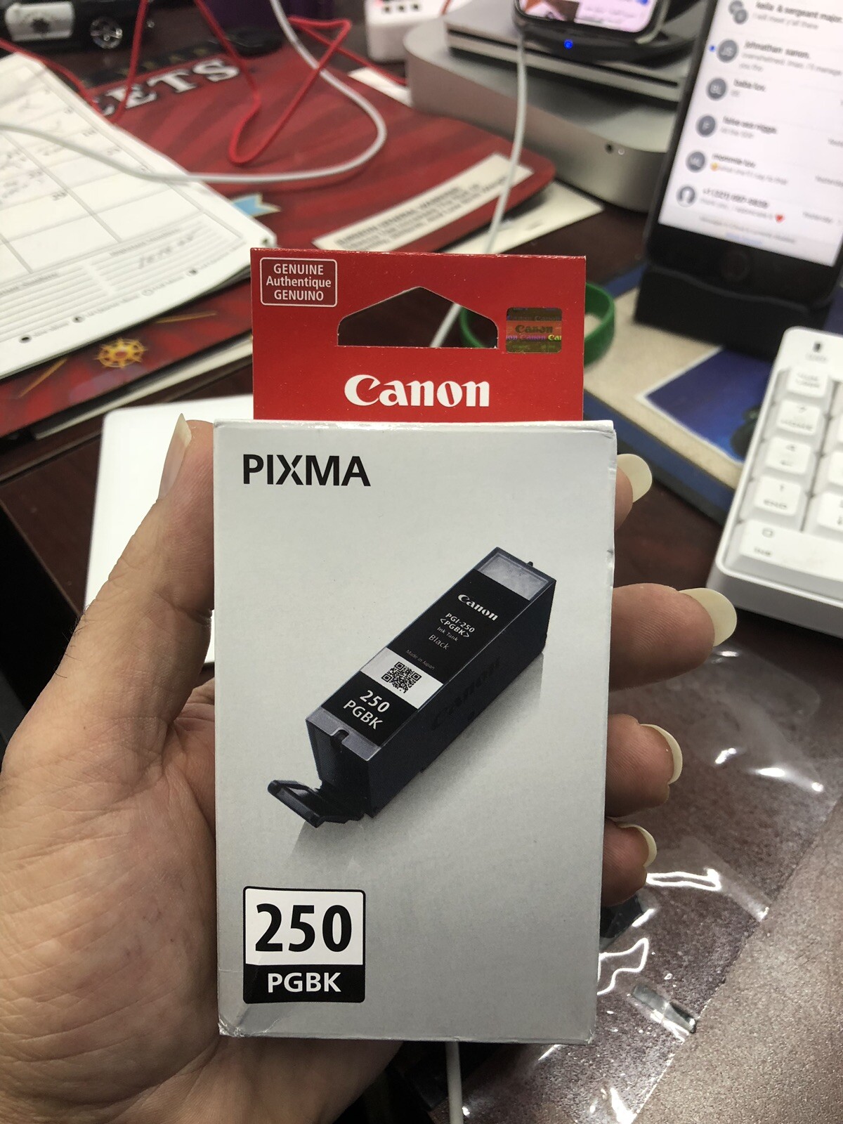 PGI-250 Black Printer Ink PIXMA: iP7220, iP8720, iX6820, MG5420, MG5422 ...
