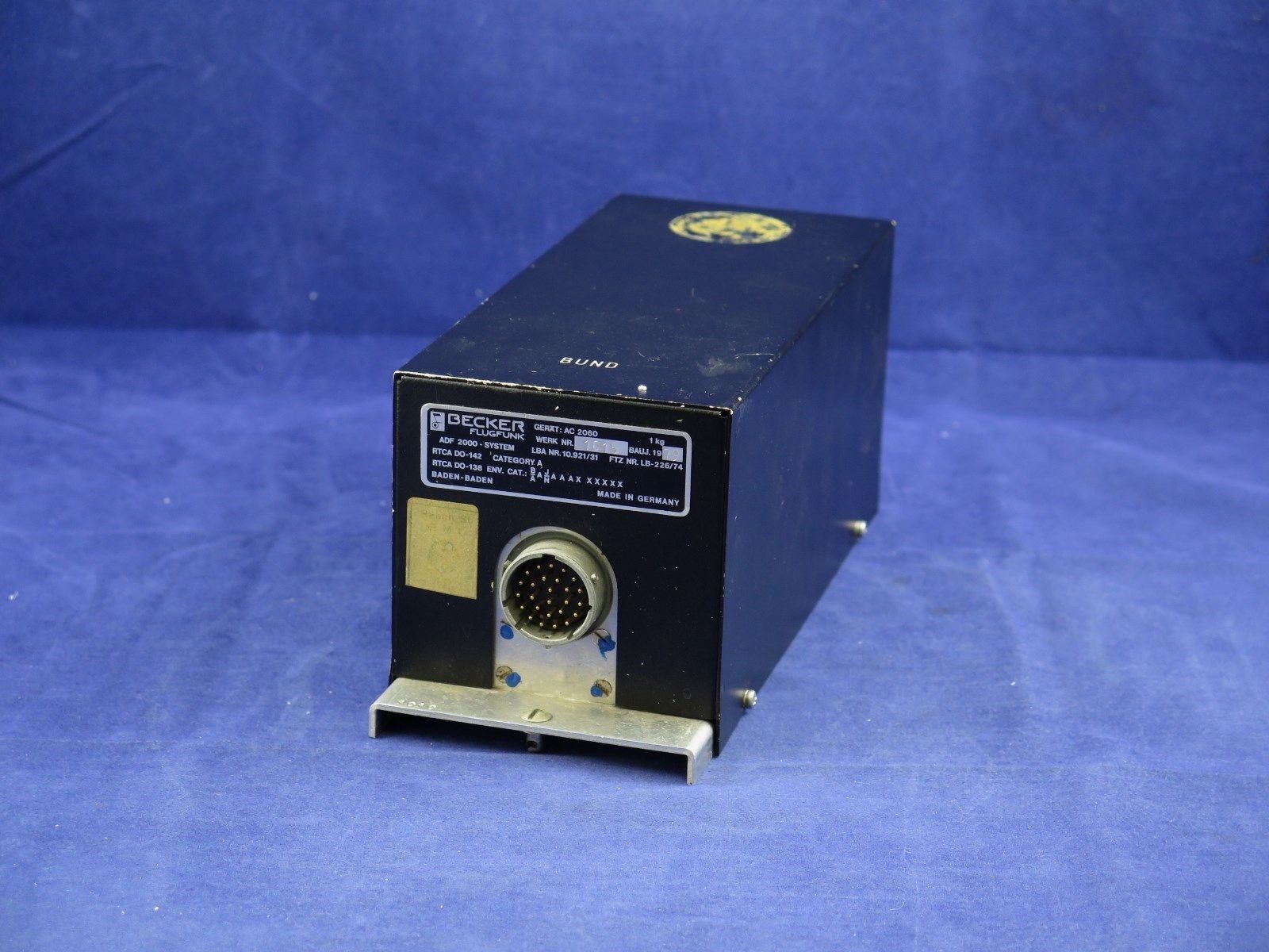Becker Avionics AD2060 ADF Receiver P/N AD2060 Repaired with JAA Form 1 ...