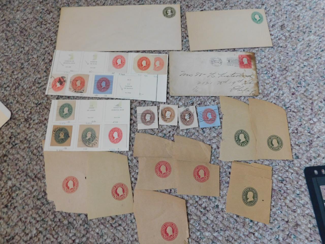 US, POSTAL STATIONARY ENTIRES & CUT SQUARES | eBay