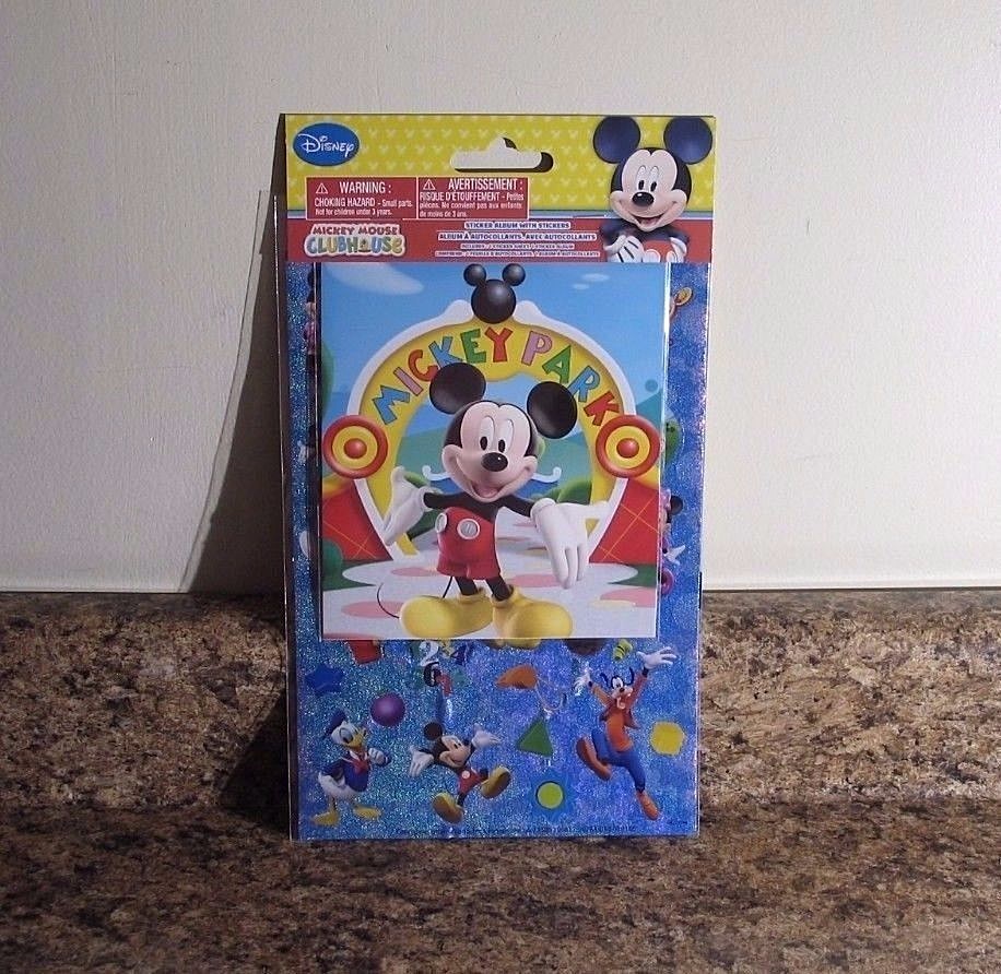 Disney Mickey Mouse Clubhouse Sticker Album Book With Stickers Set NEW ...