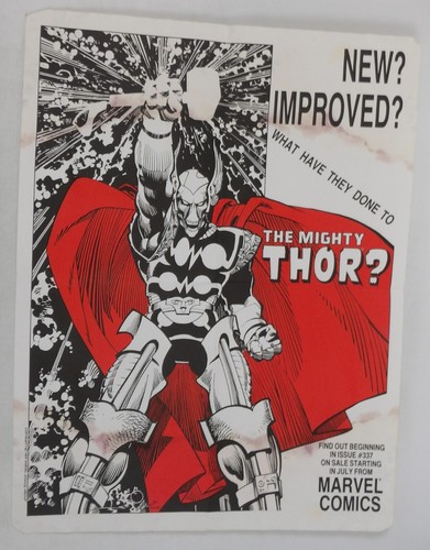 Beta Ray Bill 17" x 22" Vintage Poster - Walt Simonson - Thor #337 ...