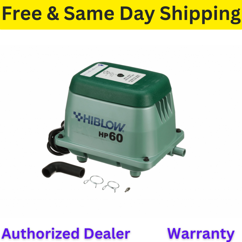 Hiblow HP-60-0110 Septic Air Pump Aerobic Septic System With 2 Year ...