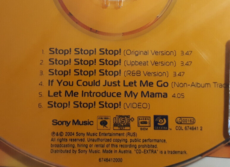 NU VIRGOS-STOP! STOP! STOP! 5 PZ+VIDEO* CDS BRAND NEW SEALED NUOVO ...