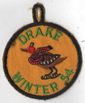 1954 Drake Winter BSA Patch BLACK Bdr. [CA3734] | eBay