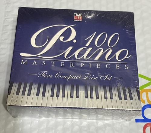 100 Piano Masterpieces Time Life 5 CD Box Set Library of Classical ...