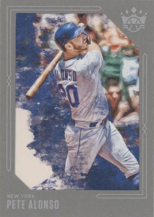 2020 Panini Diamond Kings - Pete Alonso #74 Gray Frame for sale online ...
