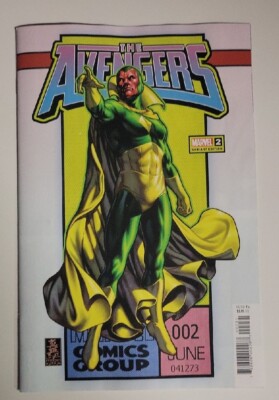 AVENGERS #2 08/2023 NM/NM- BROOKS VISION CORNER BOX VARIANT MARVEL ...