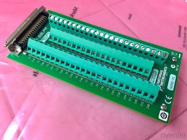 National Instruments Cb-68lpr 68 Pin Screw Terminal Connector Block for ...