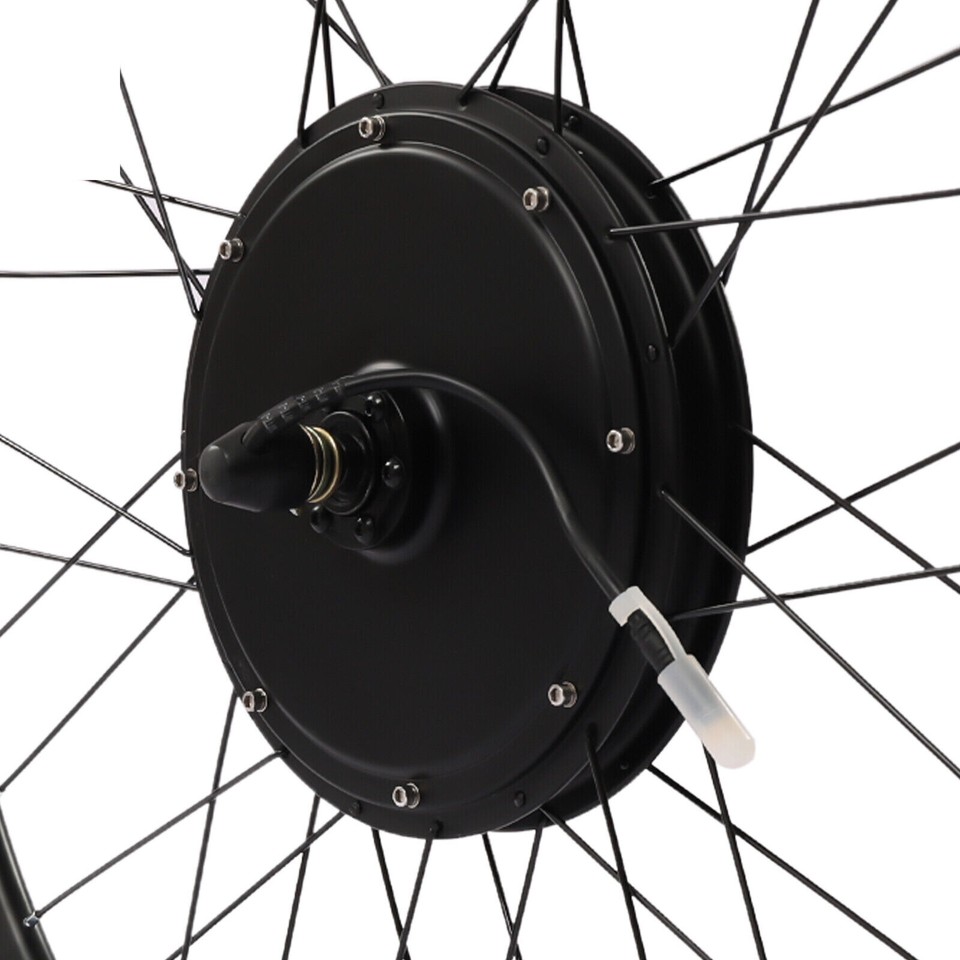 1200W 48V 700c E Bike Motor Hub LCD Front Wheel Electric Bicycle ...