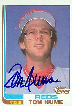 Tom Hume autographed Baseball Card (Cincinnati Reds) 1982 Topps #763 | eBay