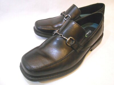Clarks est. 1825 Men's Dress Leather Slip On Shoes Size 9.5M Black ...