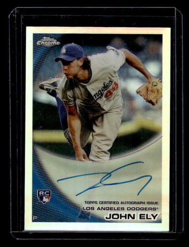 2010 Topps Chrome #179 John Ely Rookie Autograph Refractor | eBay