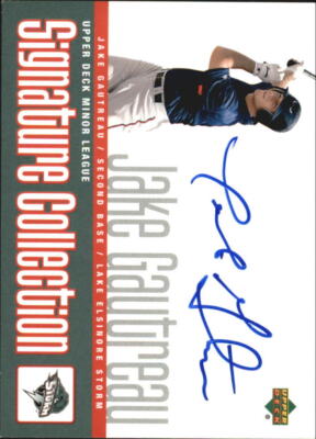 2002 UD Minor League Signature Collection #JG Jake Gautreau Autograph ...