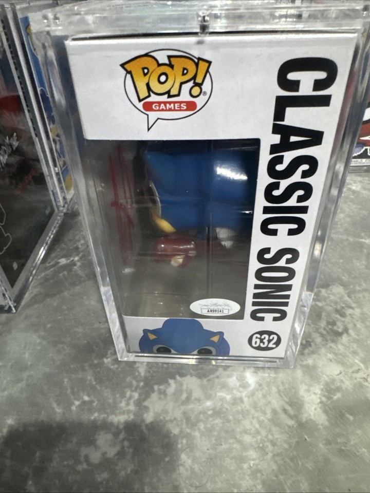 Jason Griffith Signed Sonic The Hedgehog Funko 284 Authentic Autograph ...