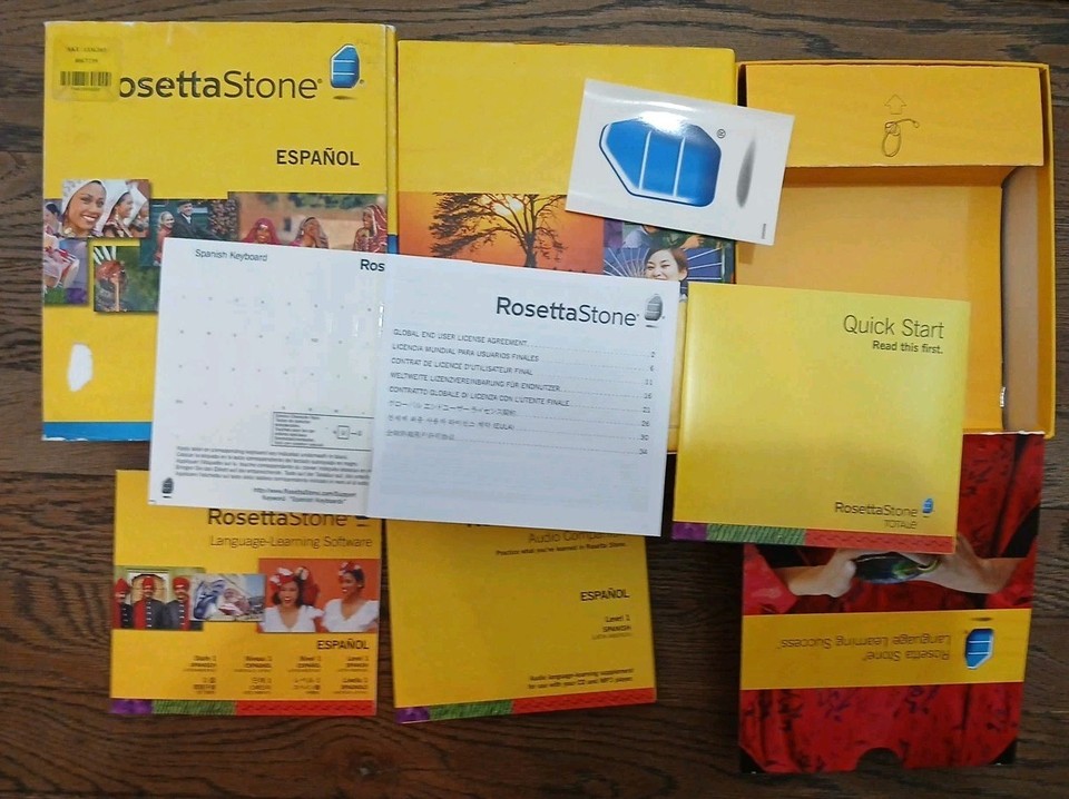 Rosetta Stone Espanol Spanish Latin America Level 1 Set Learning New ...