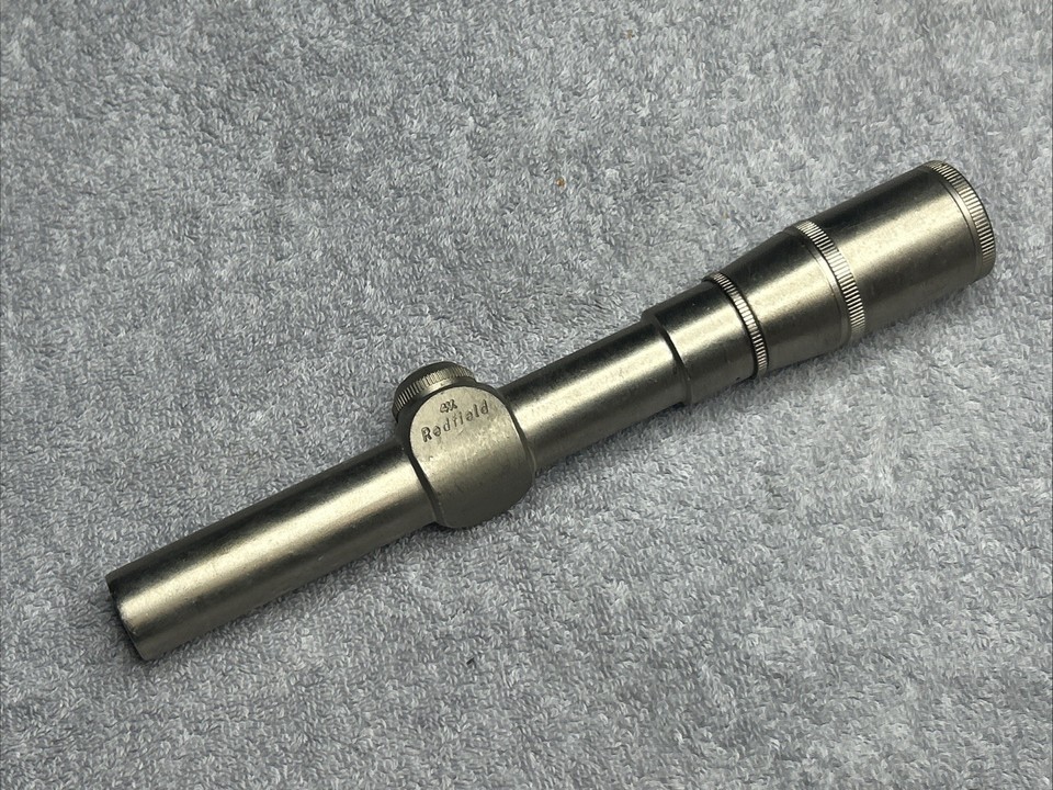 Redfield Vintage 4X Rifle Scope Parts Silver Stainless 0943229 | eBay